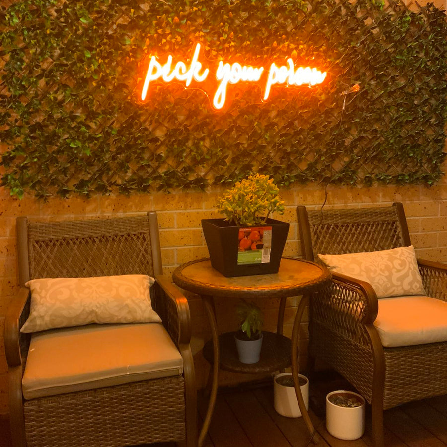 Pick Your Poison Bar Sign | Custom Led Bar Lights for Business Uses