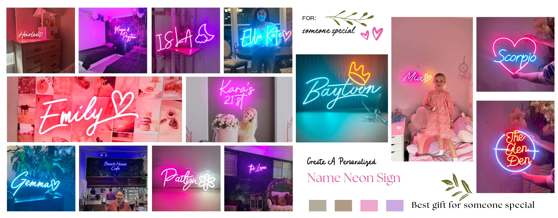 Custom Neon Signs UK | Buy Led Neon Lights | Light Up Signs