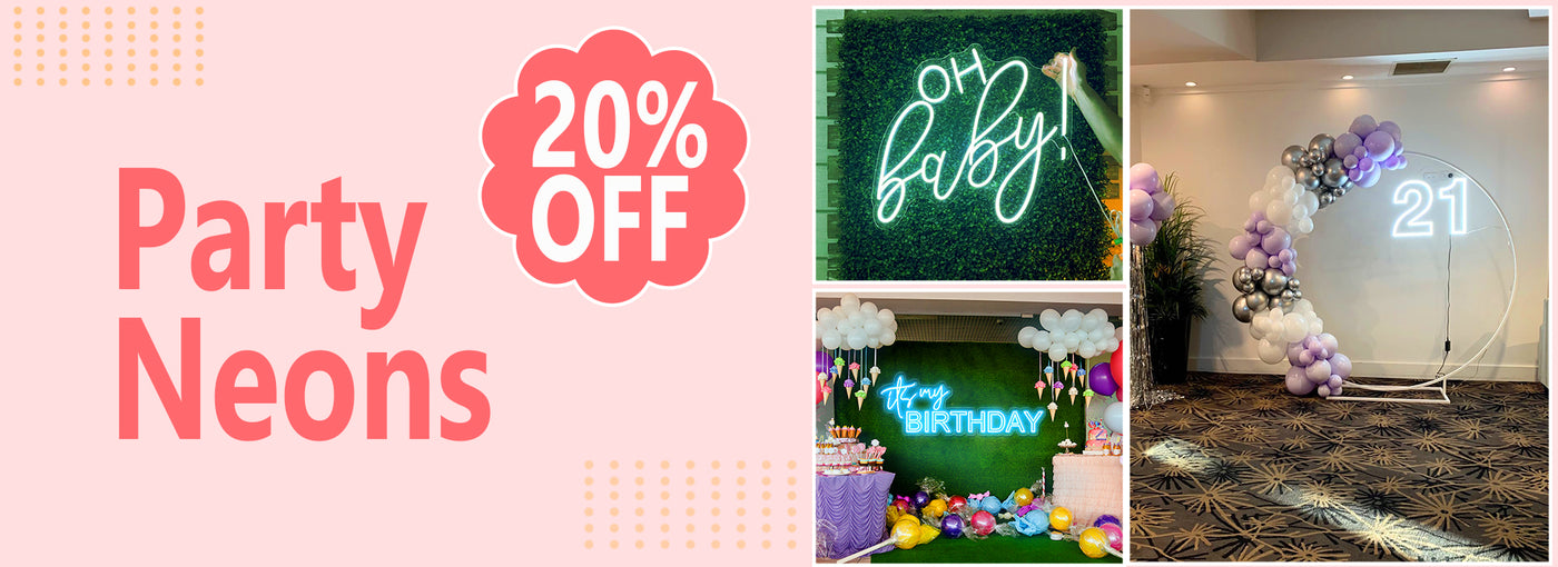 Custom LED Neon Signs UK | Neon wall Lights | Neon Partys